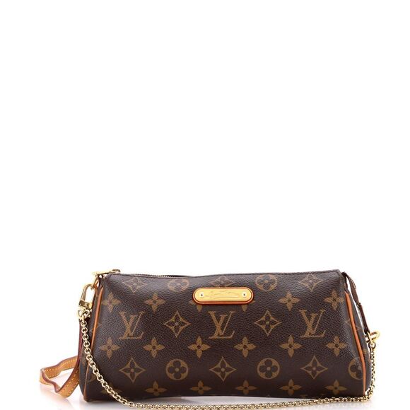 Louis Vuitton | Bags | Louis Vuitton Eva Handbag Monogram Canvas Brown ...
